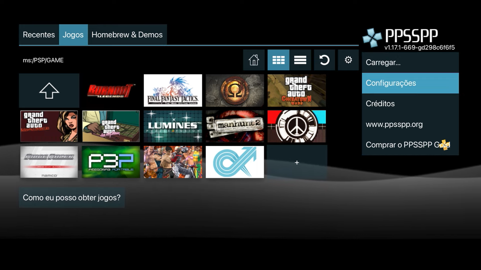 Como Rodar Jogos de PSP à 60fps no Emulador PPSSPP | Allves Games